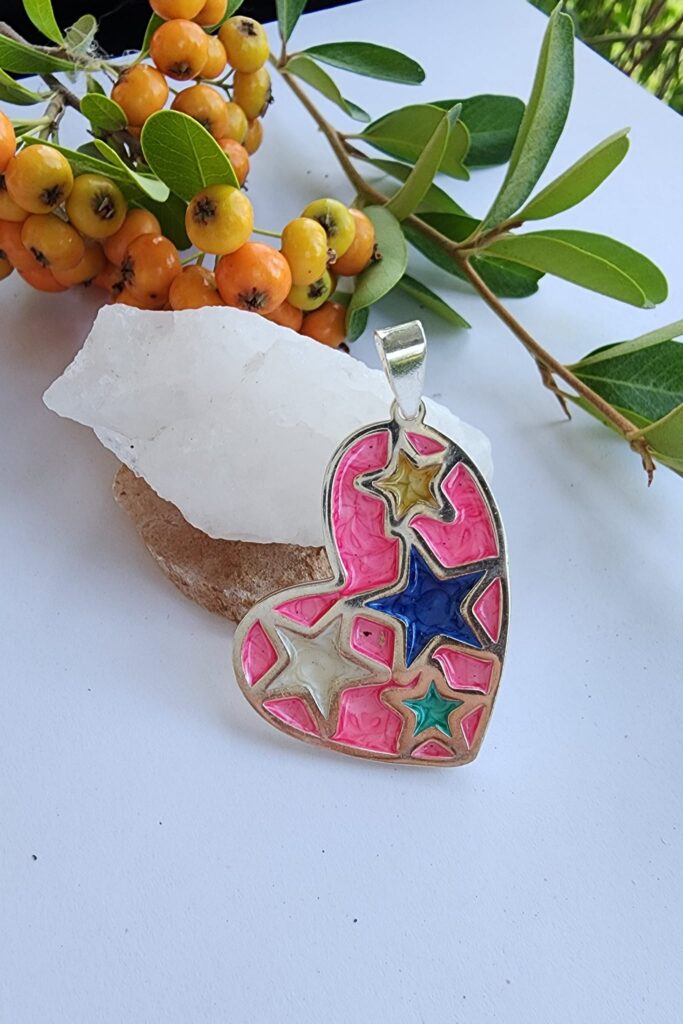 Dije Corazón Alargado 4 x 3,5cm – AB Acero