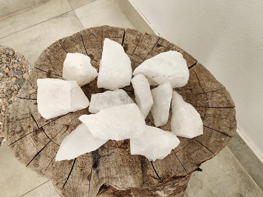 Medio kilo de Cuarzo Blanco – AB Acero